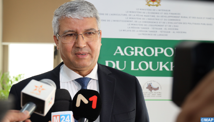 Officiel : La convention de valorisation de l'Agropole du Loukkos est ...