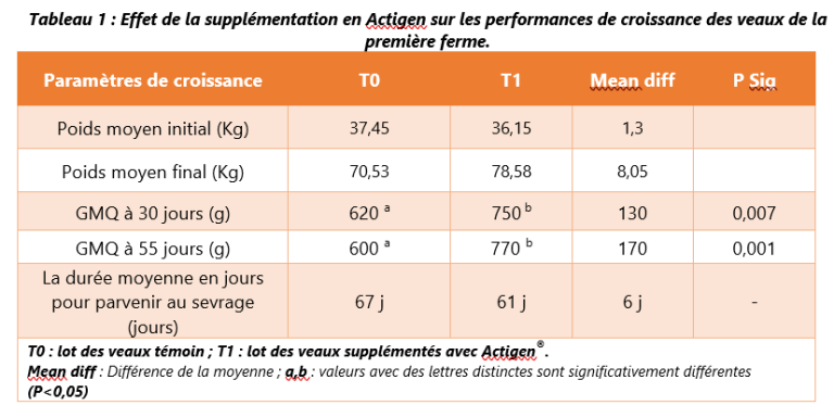 Alltech : Actigen® chez les veaux – AgriMaroc.ma